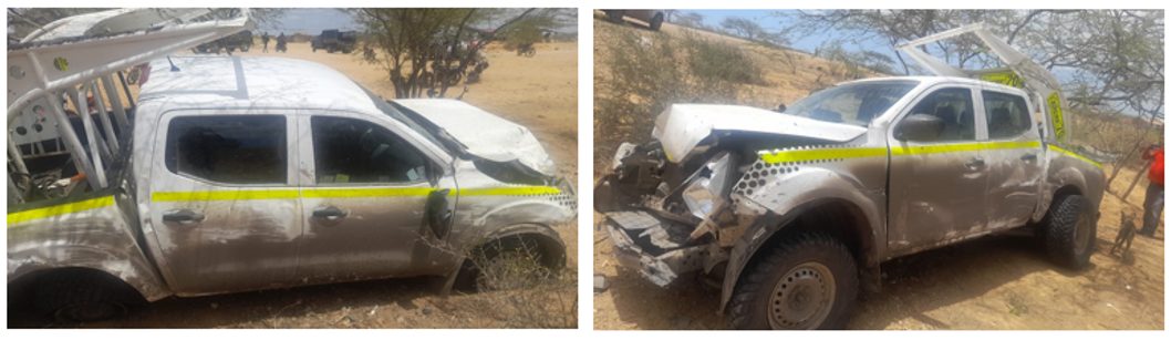 Volcamiento de camioneta - ccs.org.co